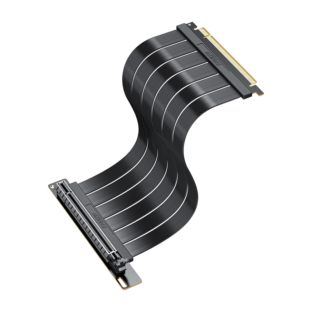 Pcie 4.0 Riser Cable Black 300mm - OKINOS